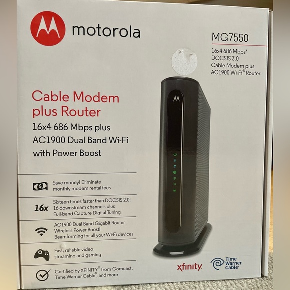 Motorola | Networking | Motorola Modem Plus Router | Poshmark